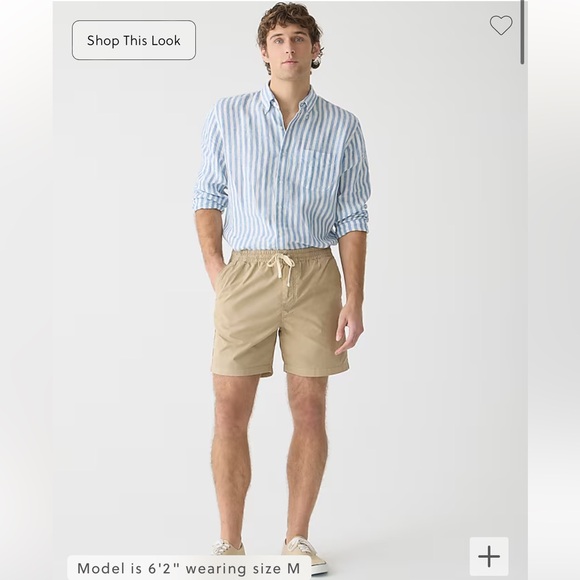 J. Crew | Shorts | J Crew Mens 6 Dock Short Tan Khaki Large Be57 New ...